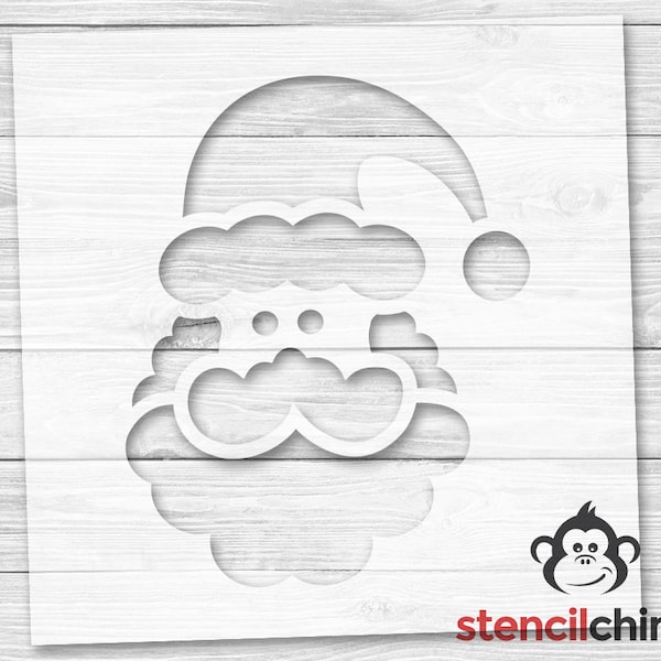 Santa Clause Stencil - Etsy
