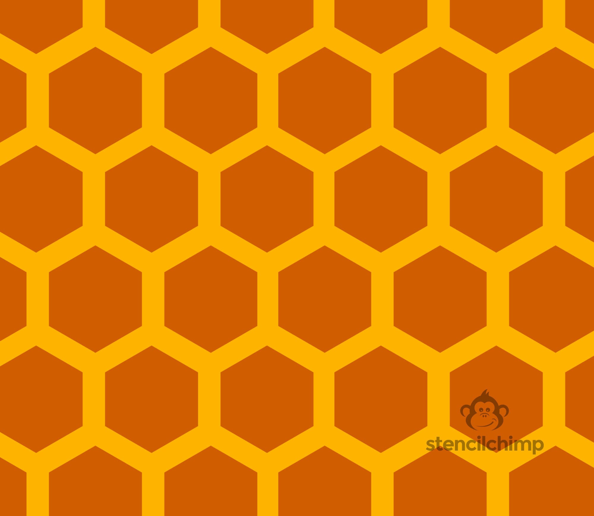 Plantilla de panal de abejas / Plantilla de abeja / Plantilla | Etsy
