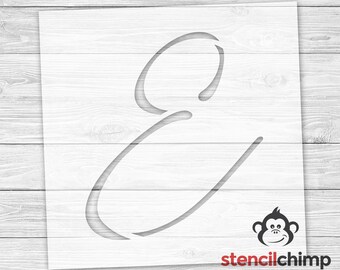 Letter E Stencil | Etsy