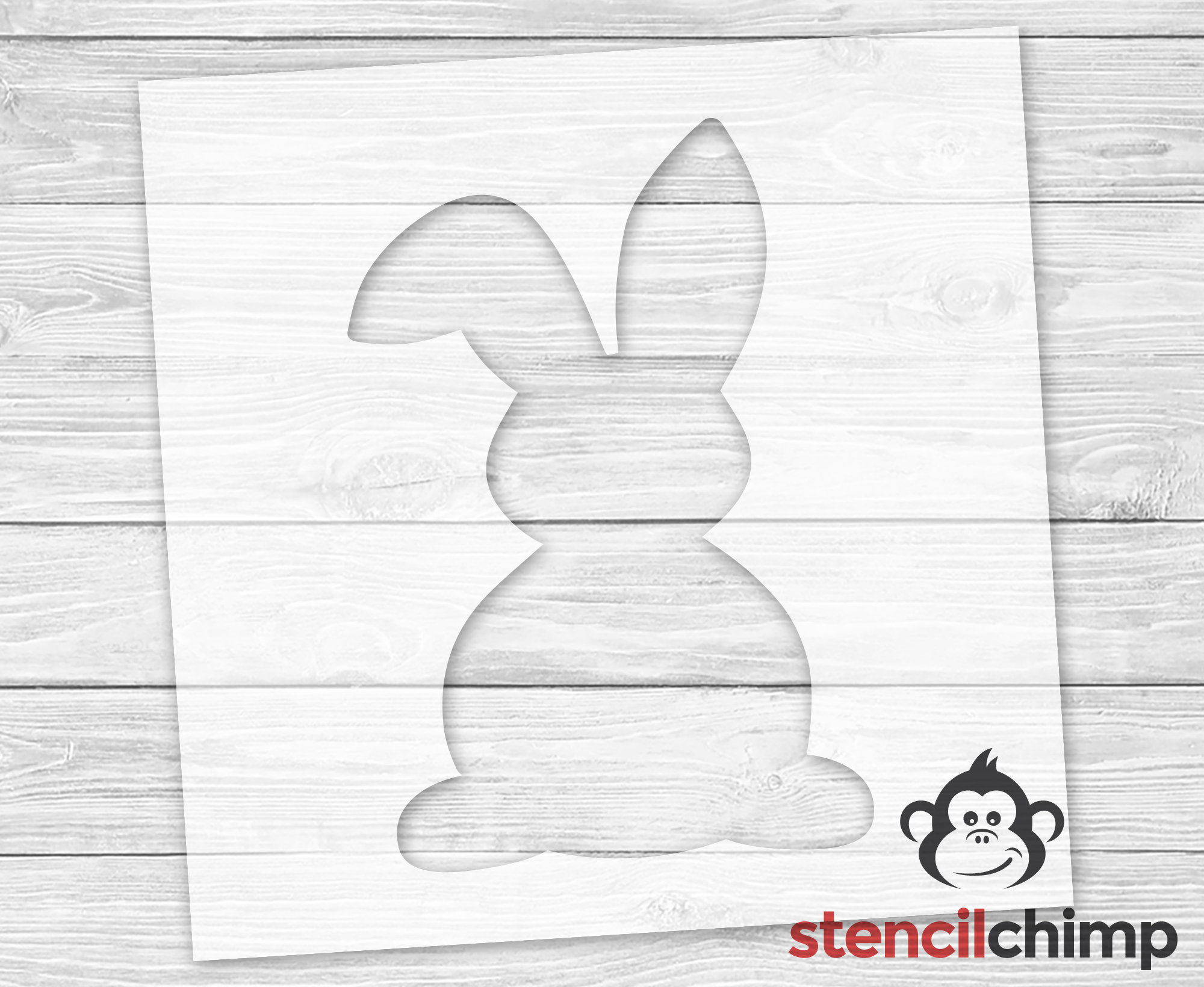 Easter Bunny Stencil Rabbit Stencil for Spring Spring | Etsy