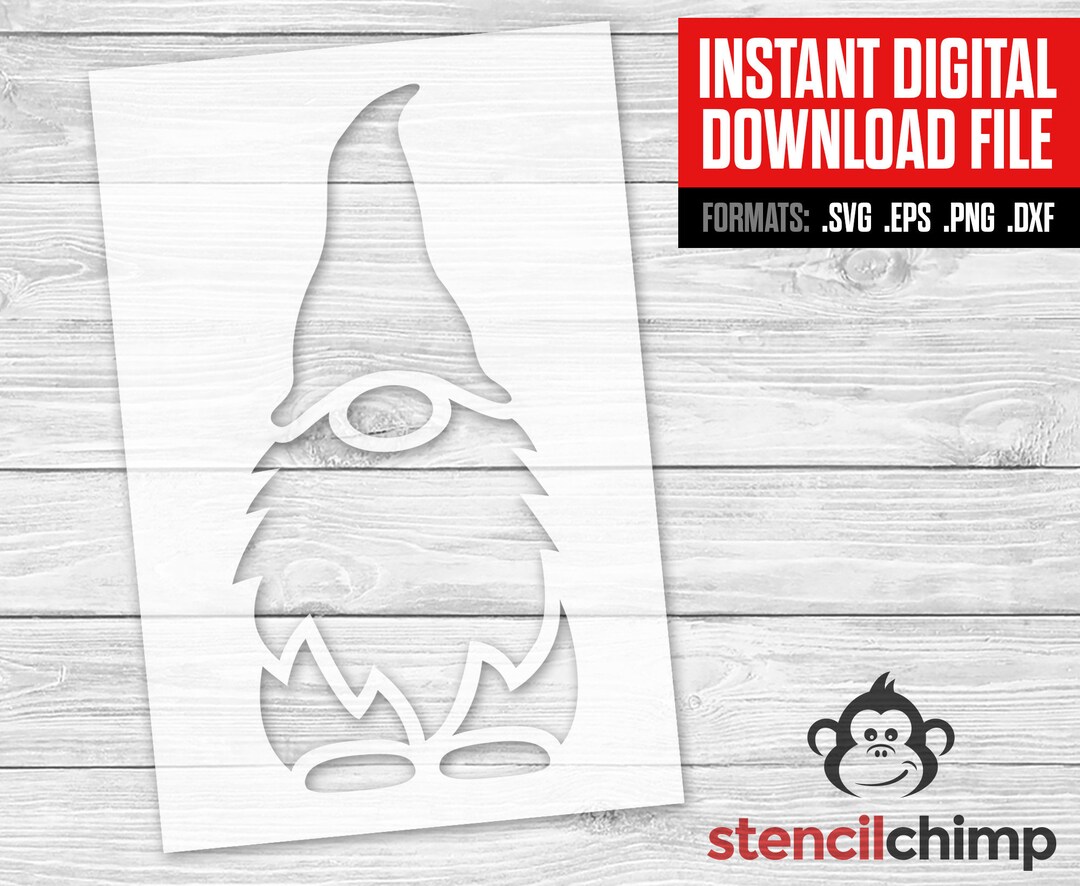 Gnome Digital Download File | Gnome SVG | Garden Gnome SVG Download ...