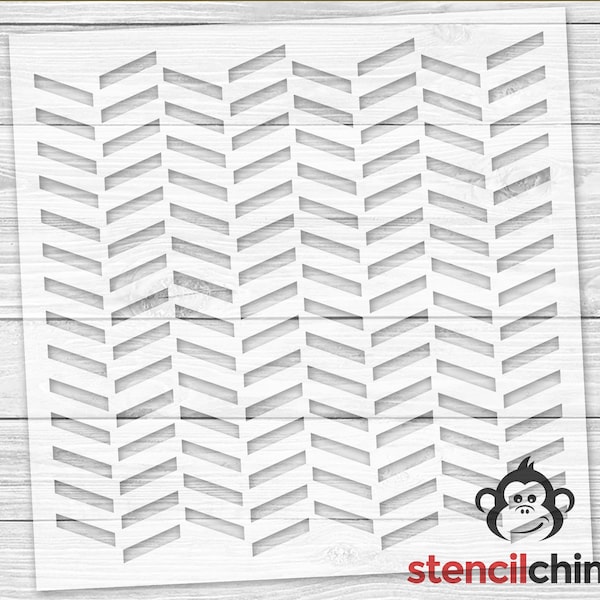 Chevron Stencil - Etsy