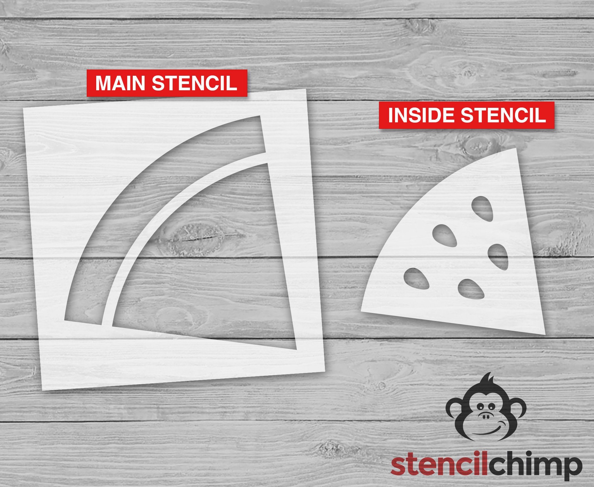 Watermelon Slice Stencil, Fruit Stencil, Summer Stencil, Picnic Food ...