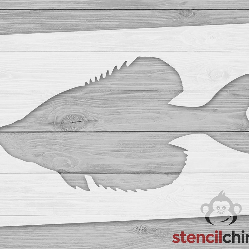 Fishing Stencil - Etsy