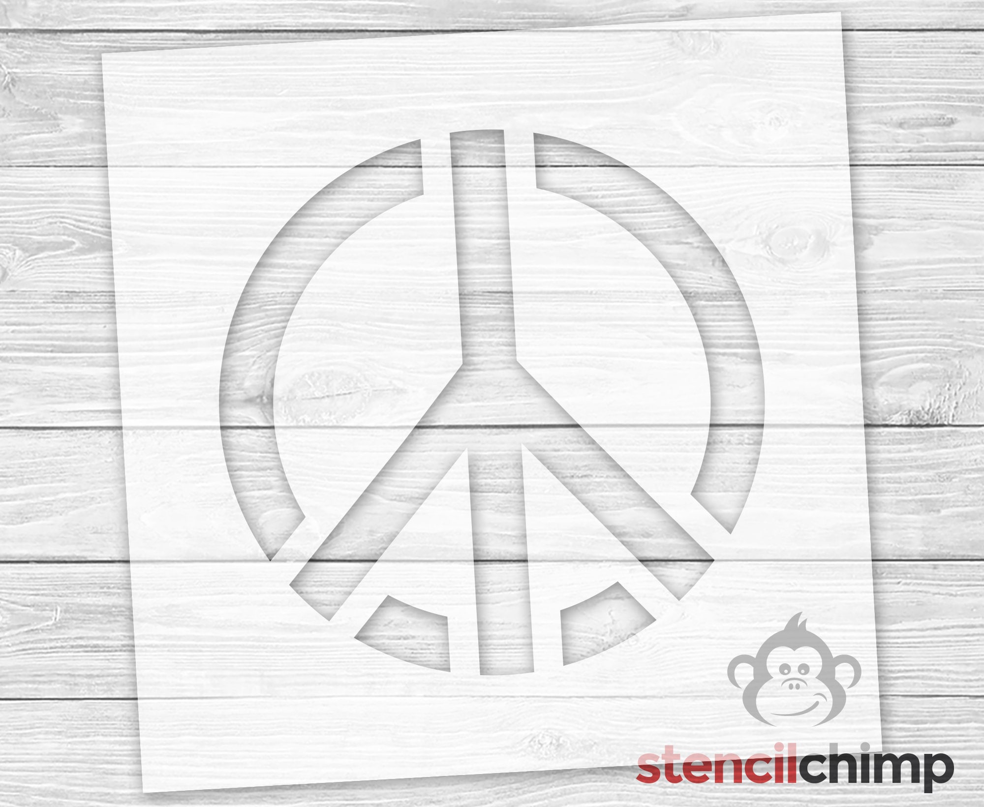 Peace Sign Stencil Peace Stencil for Signs DIY Pallet Art | Etsy