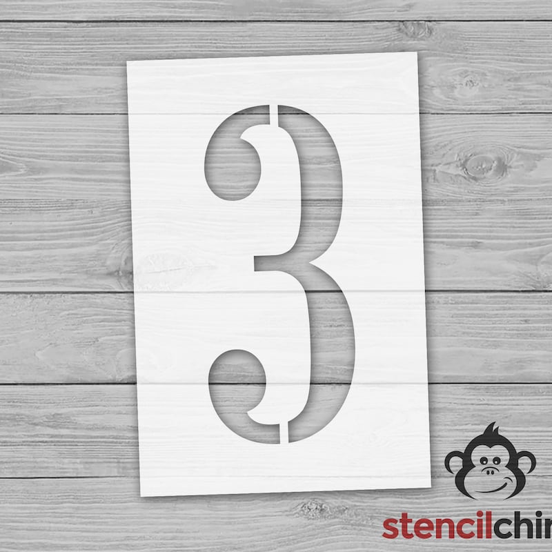 Cake Stencils Large Numbers - Etsy
