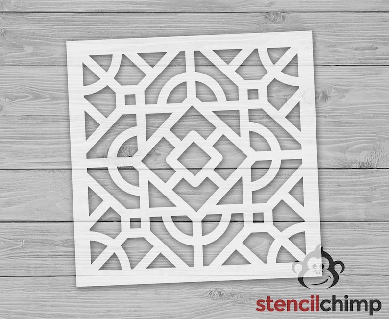 Reusable Tile Stencil for House Project, Decorative Tile Stencil for ...