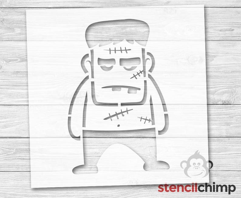 Frankenstein Stencil for Halloween Decor Fall Decor - Etsy
