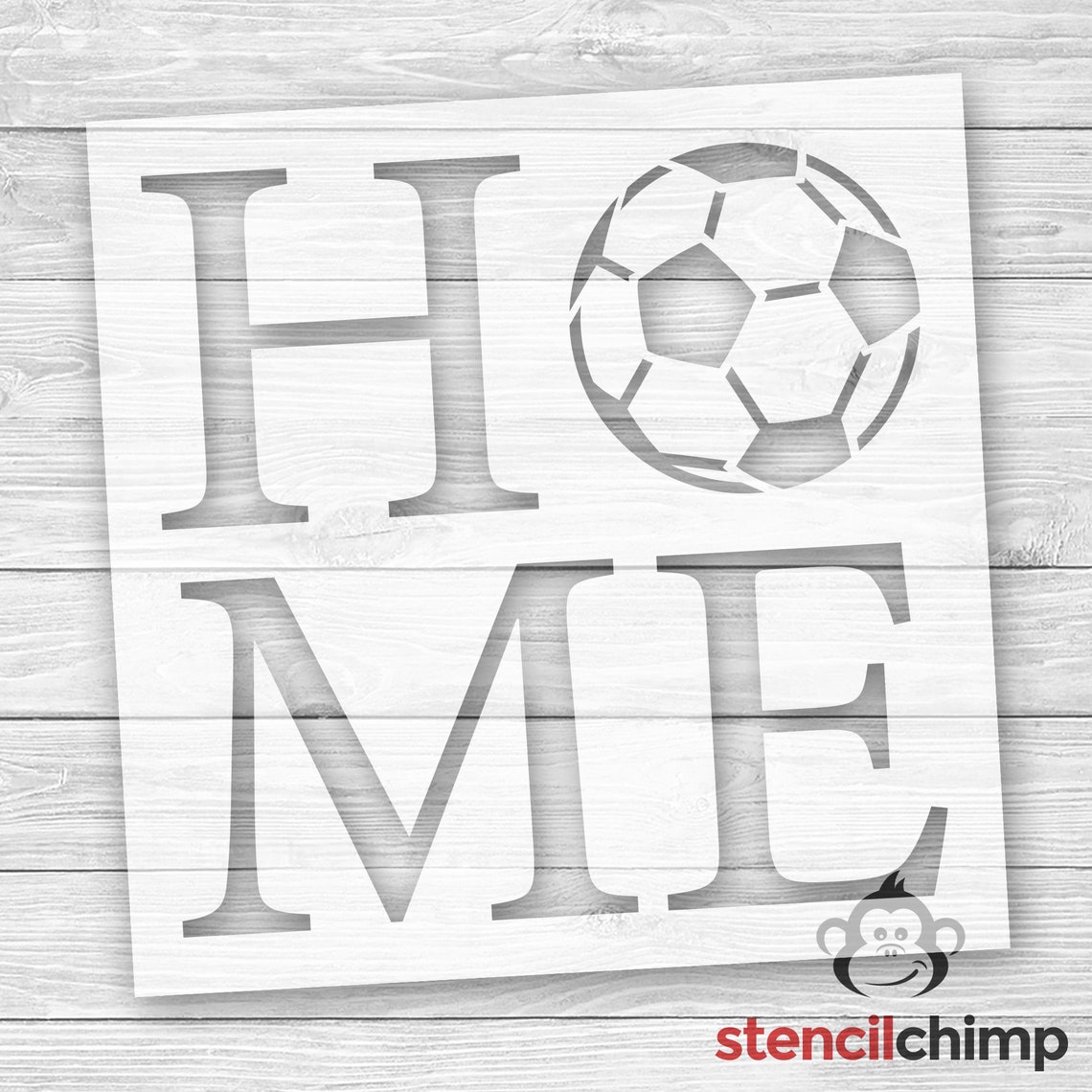 Soccer Stencil | Home Stencil | Sports Stencil for Wood Sign | DIY ...