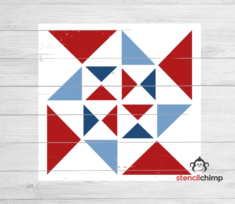 Barn Quilt Stencil Bundle Quilt Block Stencil Set Reusable - Etsy