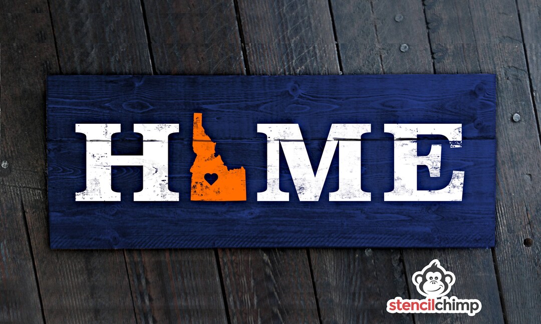 Idaho Stencil | Love Your Home State Stencil | Home Stencil ...