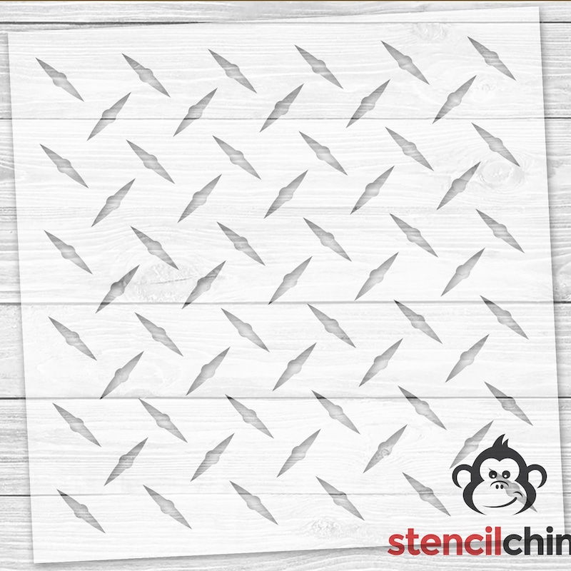 Diamond Pattern Stencil - Etsy