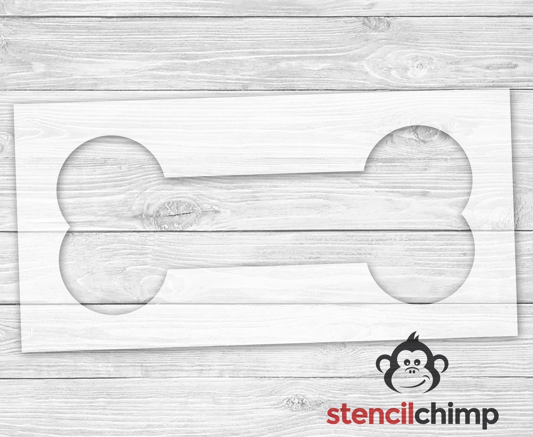 Dog Bone Stencil, Pet Stencil for Wood Sign, DIY Art Stencil, Pet Lover ...