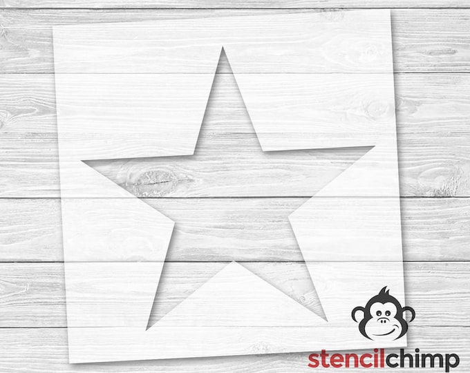 Star Stencil | Stars | Patriotic Stencil | Lawn Star | Farmhouse Star ...