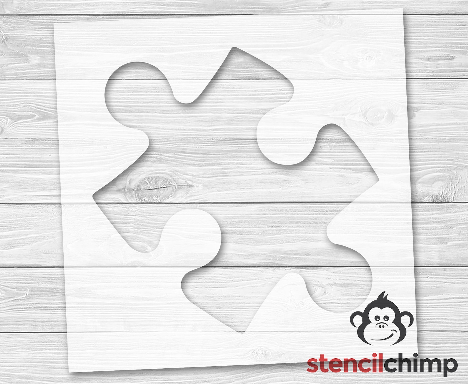 Puzzle Piece Stencil | Puzzle Stencil | Autism Stencil | Autism ...