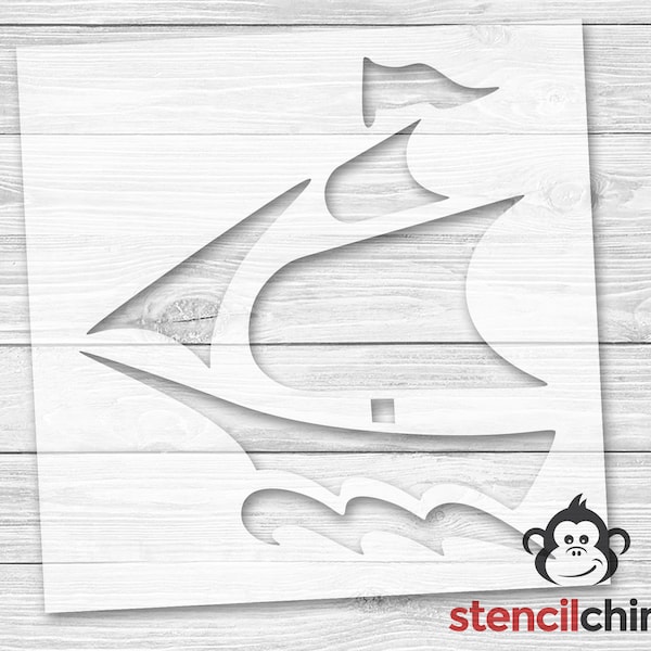 Jolly Roger Stencil - Etsy