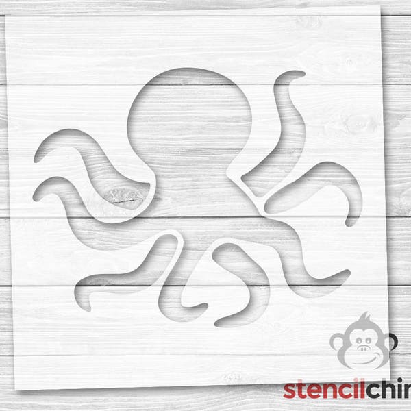 Octopus Stencil - Etsy