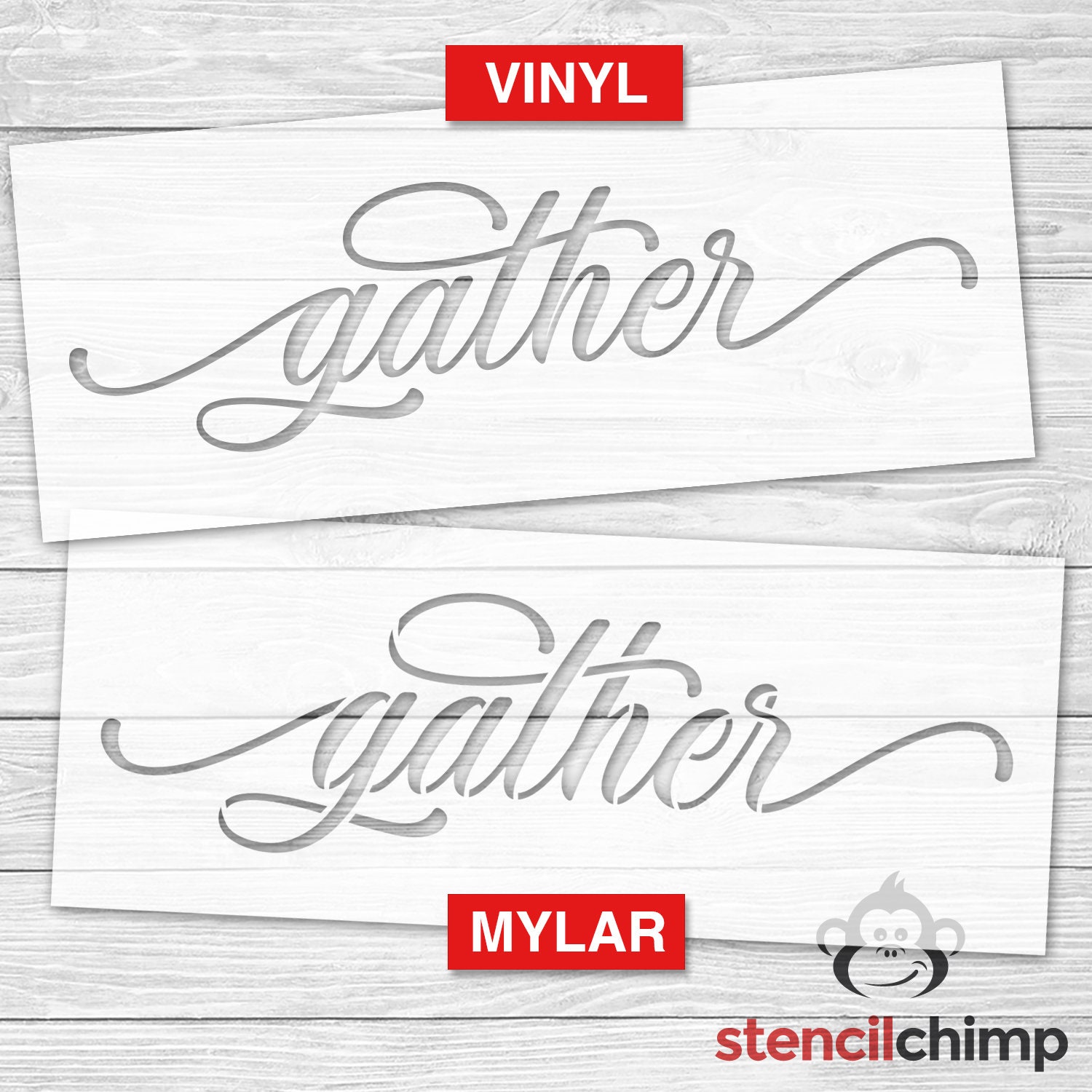 Gather Stencil Farmhouse Stencil for Kitchen Pallet Art - Etsy