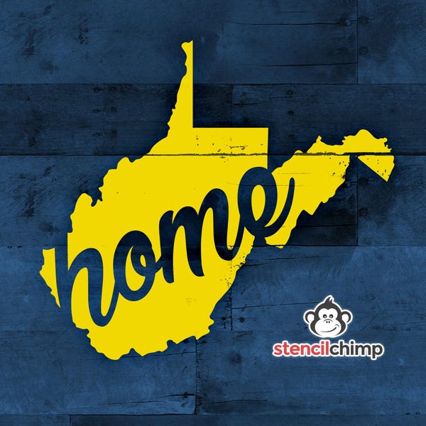West Virginia Sign - Etsy