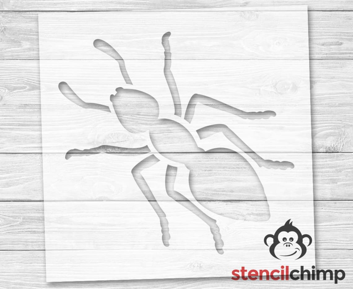 Ant Stencil Summer Picnic Stencil Ants Go Marching Insect - Etsy