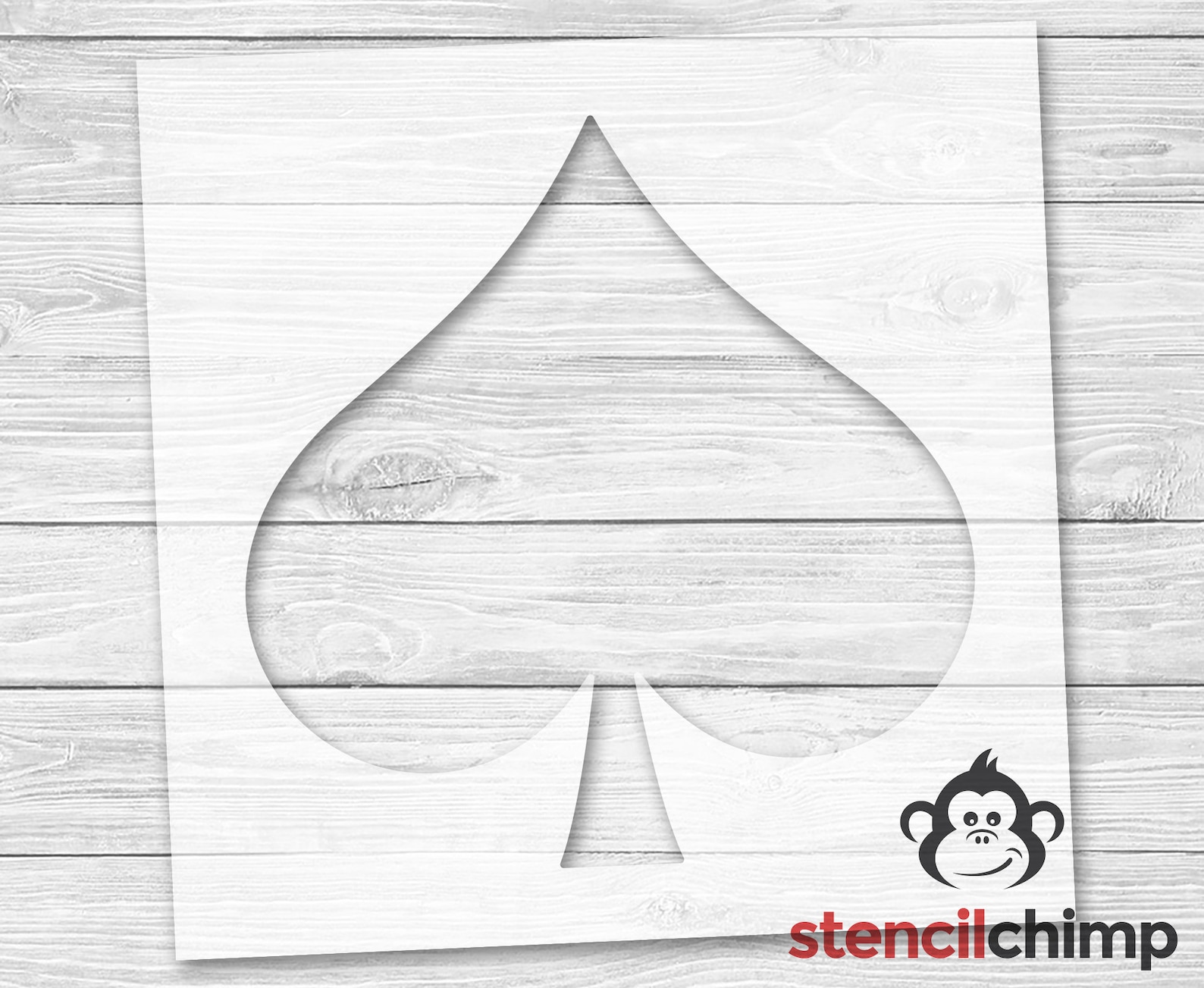 Spade Stencil Playing Card Stencil Poker Game Stencil - Etsy