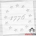 Betsy Ross Flag Stencil | 1776 Stencil | Patriotic USA Stencil | United ...