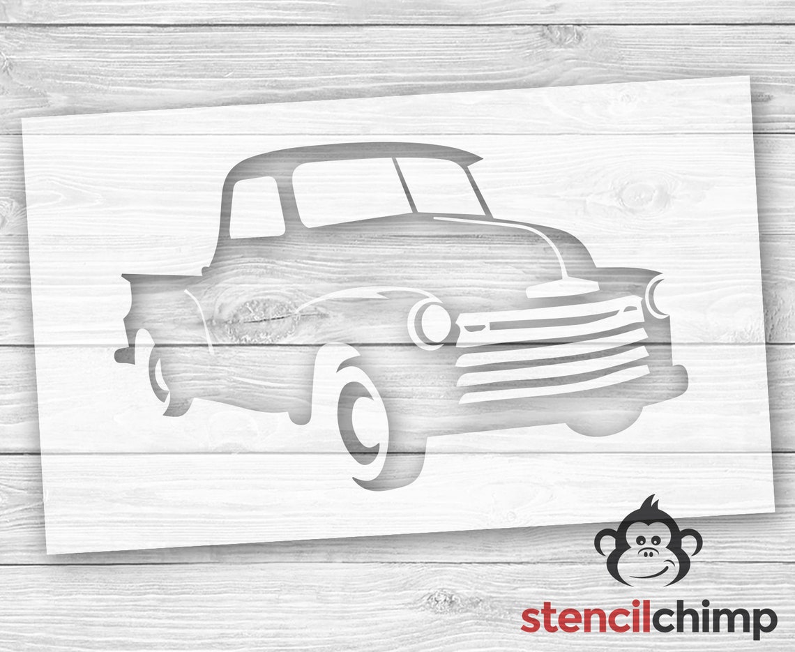 Vintage Chevy Truck Stencil Truck Stencil Chevy Stencil | Etsy