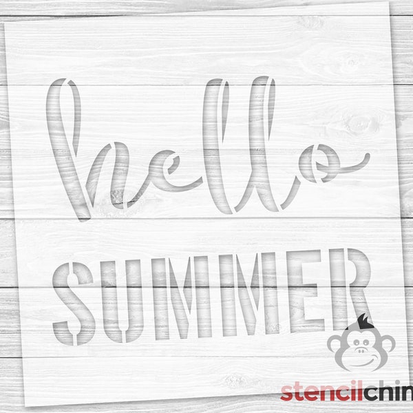Summer Stencil - Etsy