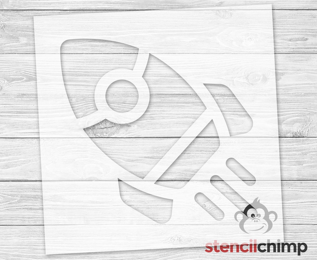 Rocket Stencil | Kid Stencil | Nursery Art | Playroom | Baby Shower ...