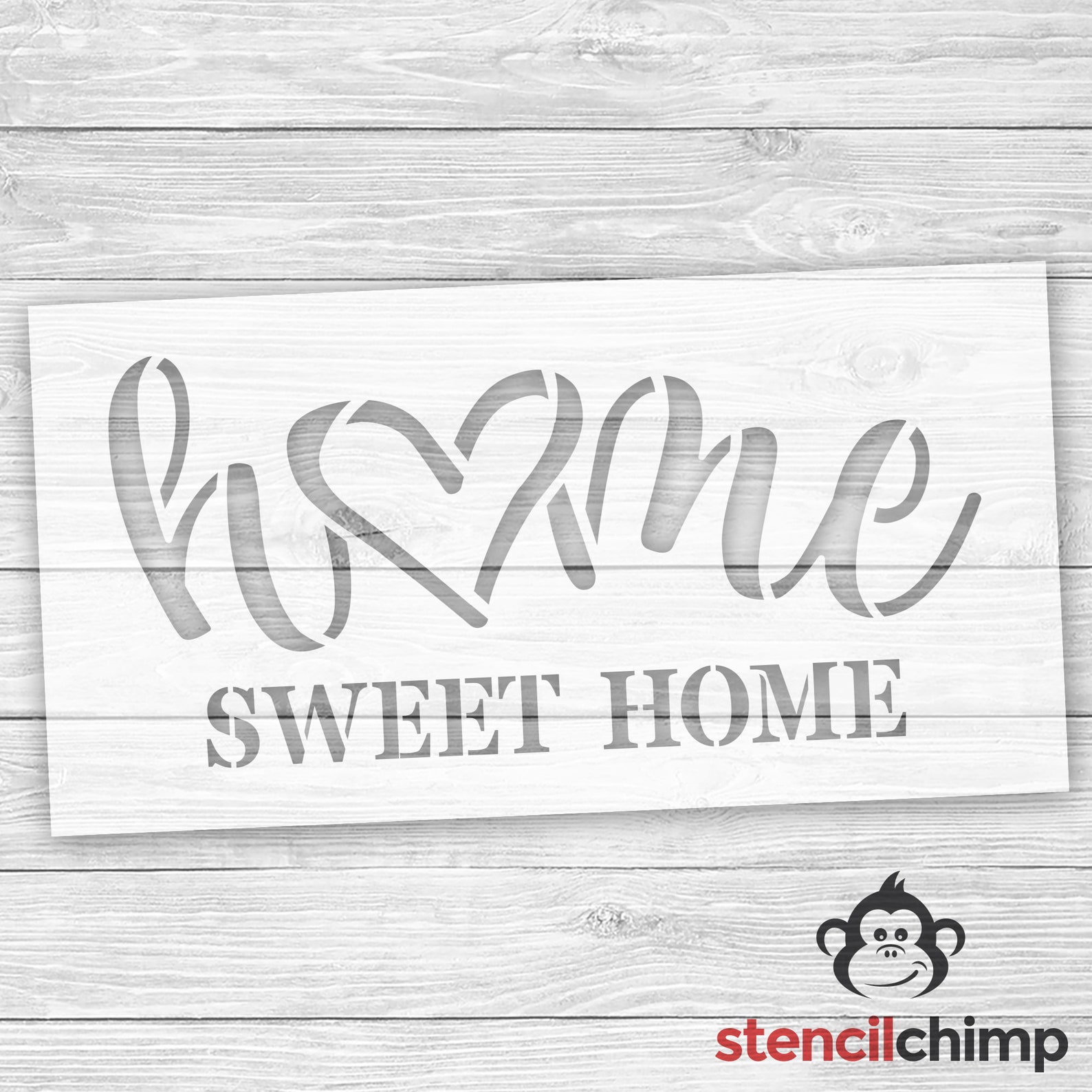 Home Sweet Home Stencil | Vintage Stencil | Farmhouse Decor | DIY ...