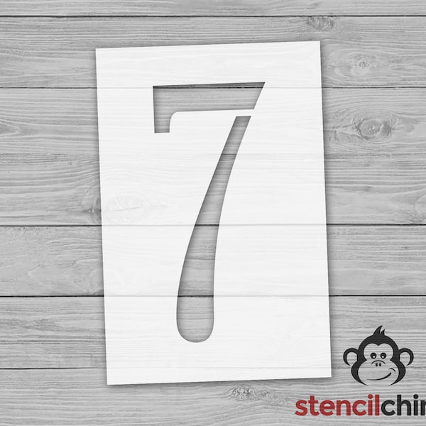 Curb Number Stencil - Etsy