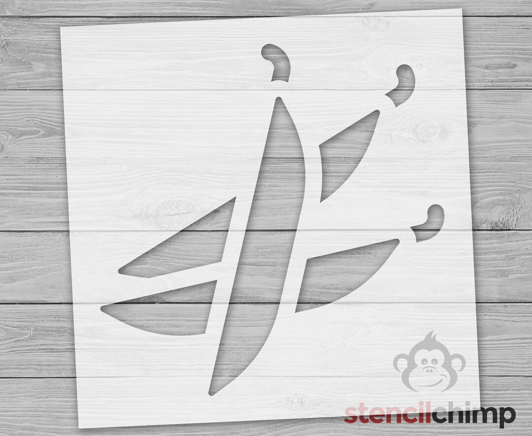 Green Beans Stencil, Vegetable Stencil for Garden Sign Stencil, Veggies ...