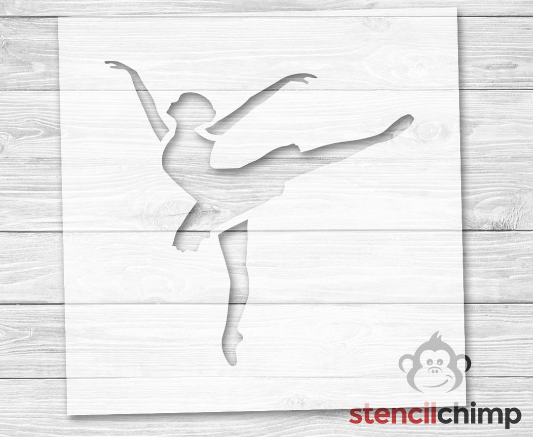 Ballerina Stencil | Ballet Stencil | Nutcracker Stencil | Dance Stencil ...