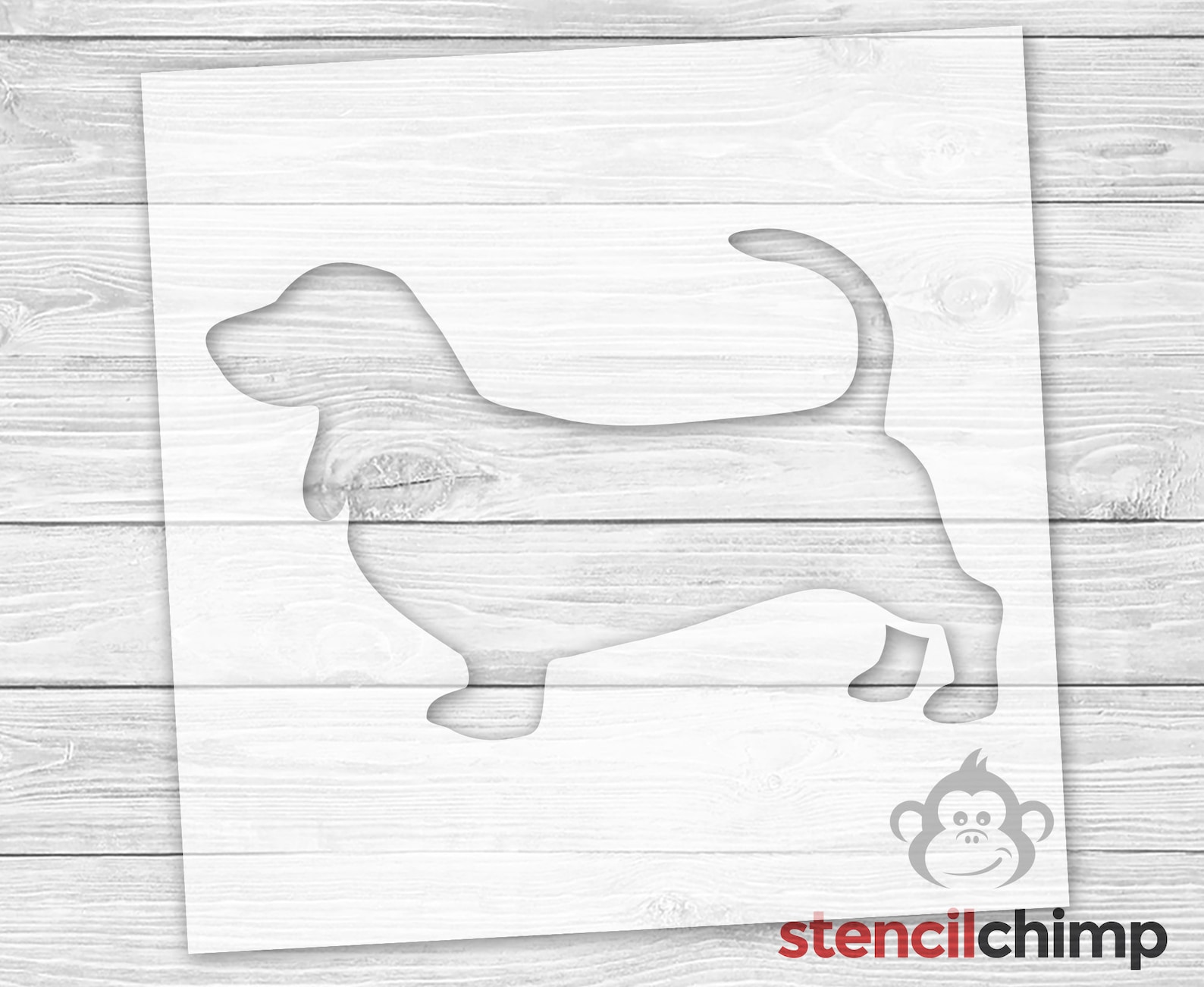 Beagle Basset Hound Dog Stencil Basset Hound Stencil for - Etsy