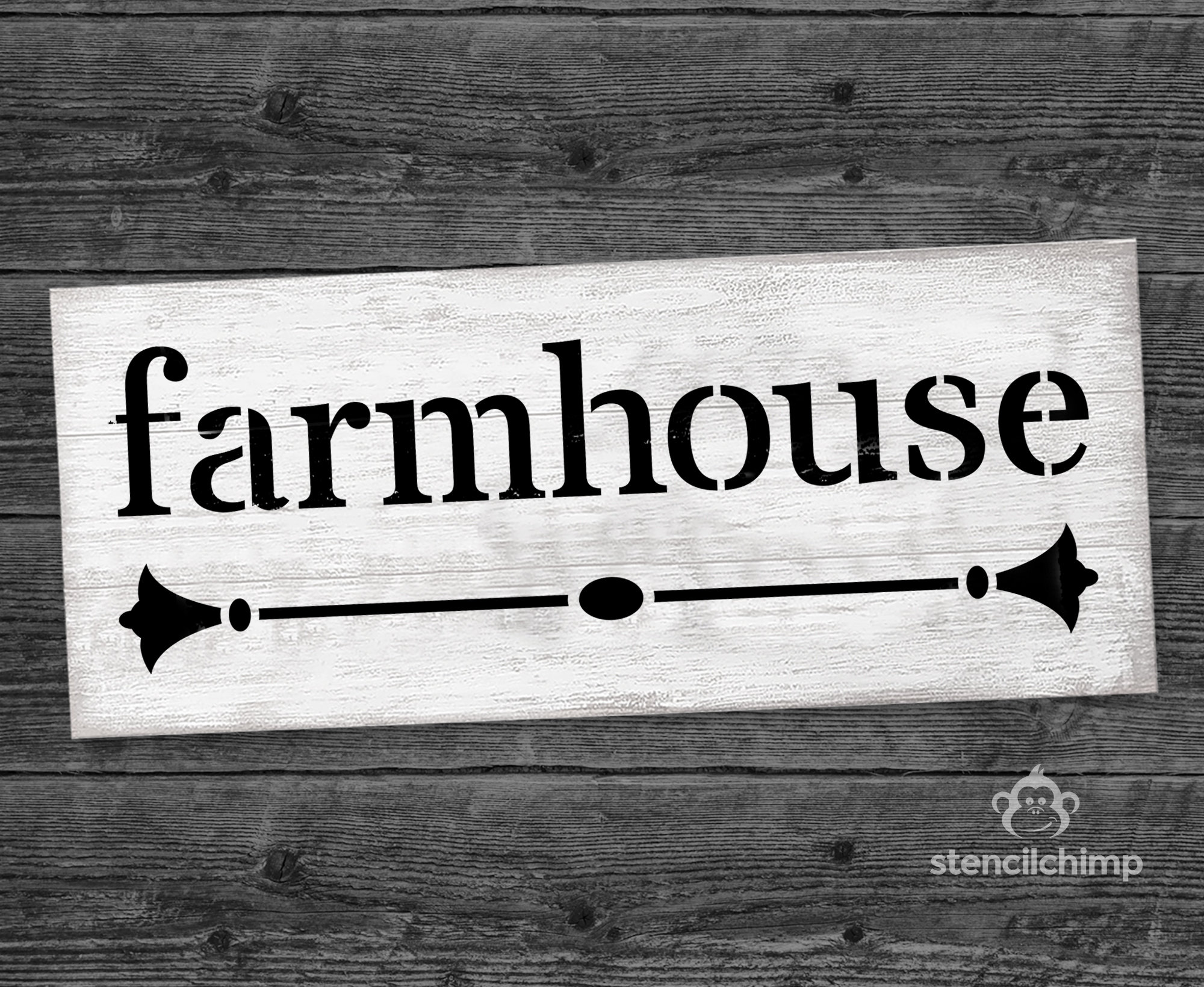 Farmhouse Stencil Rustic Stencil Vintage Stencil for Wood - Etsy