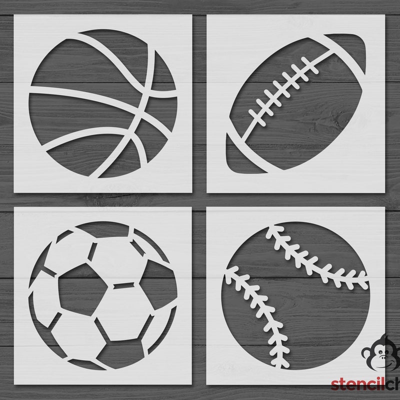Sports Stencils - Etsy