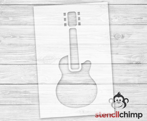 Visual Arts Musical Instrument Stencil Band Stencil Rock and Roll ...
