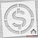 Stencil, Coin Stencil, Money Stencil, Dollar Sign Stencil, DIY Pallet ...