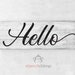 Hello Stencil | Farmhouse Stencil | Thanksgiving Stencil | Kitchen Art ...