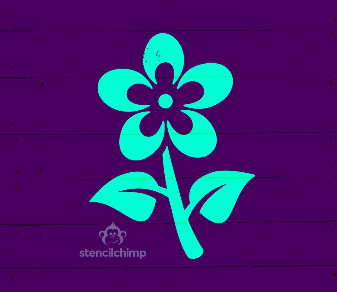 Flower Stencil | Spring Stencil | Summer Stencil | Flower Wall Art DIY ...