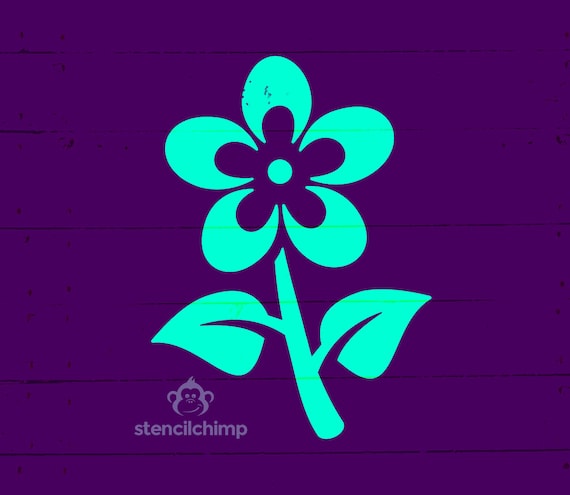 Flower Stencil Spring Stencil Summer Stencil Flower Wall - Etsy