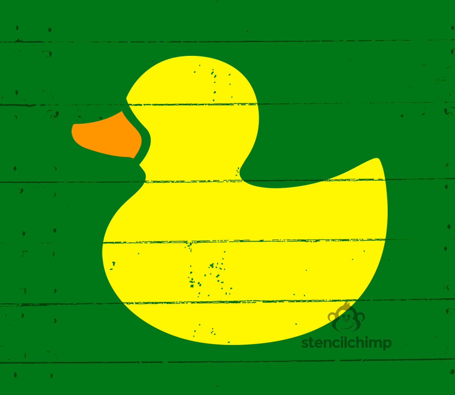 Rubber Duck Stencil