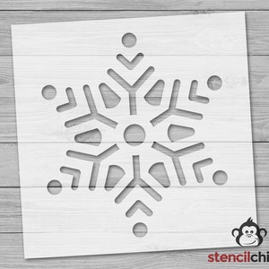 Snowflake Stencil, Christmas Stencil, Winter Decor Stencil, Let It Snow ...