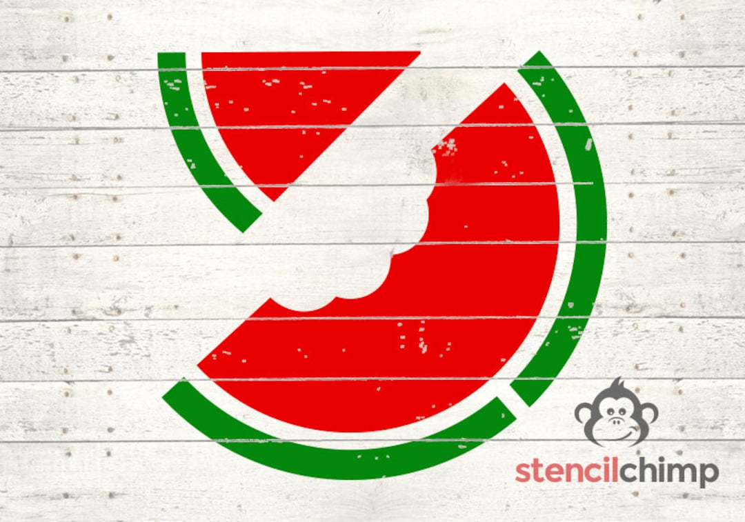 Watermelon Stencil | Fruit Stencil | Summer Stencil | Picnic | Fourth ...