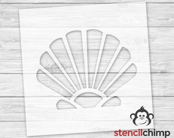 Shell Stencil, Reusable Shell Stencil, Art Stencil DIY Craft Stencil ...