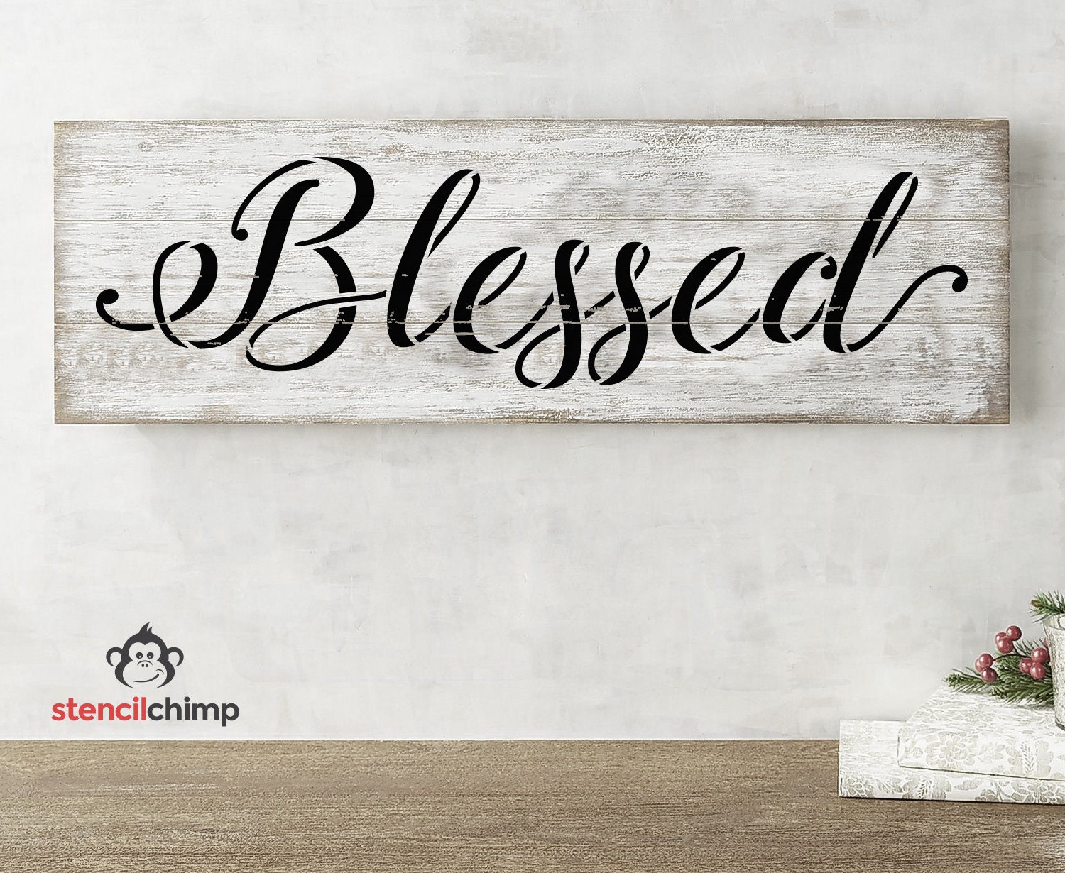 Blessed Stencil Farmhouse Stencil Thanksgiving Stencil - Etsy