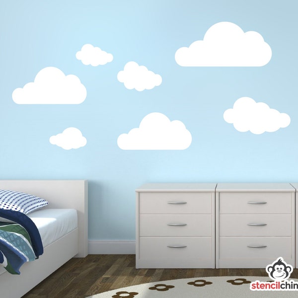 Cloud Wall Decals - Etsy