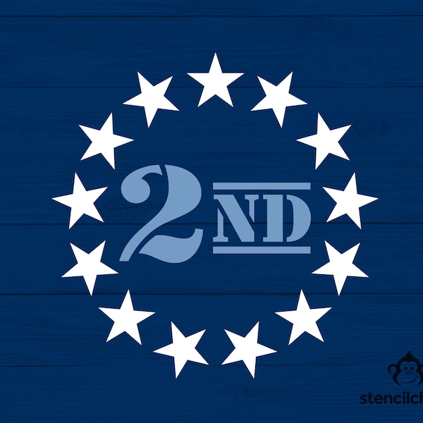 2nd Amendment Stencil - Etsy