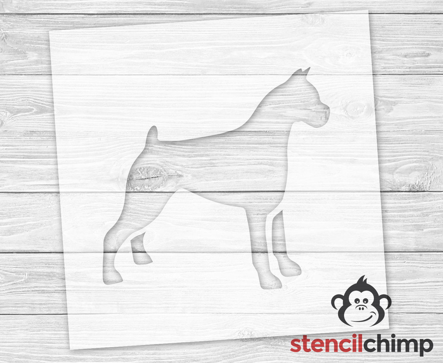 Boxer Stencil Dog Stencil for Wood Sign Mylar Stencil - Etsy