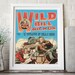 Vintage Western Poster - Wild West Bill Hickok Cowboy Poster, Western ...